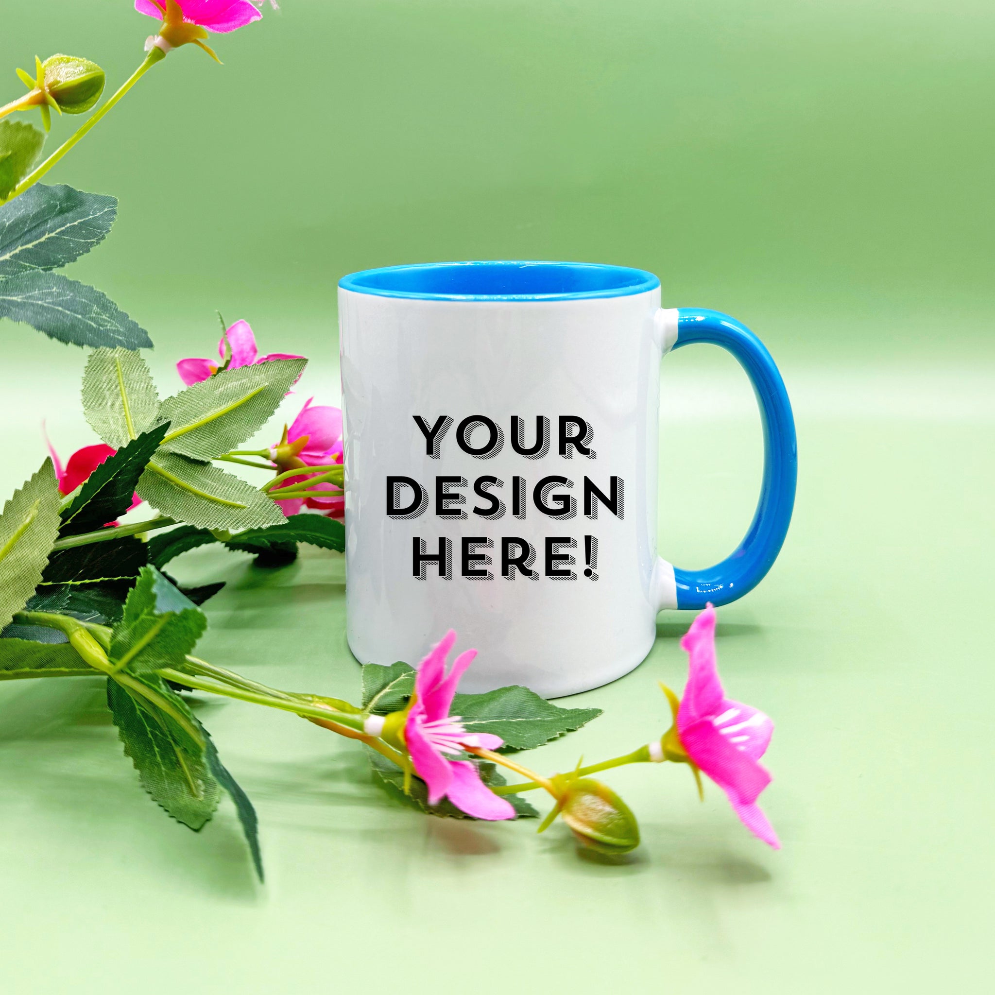Personalised Coffee Mugs - Colour Handles – ARTWOW PRINT